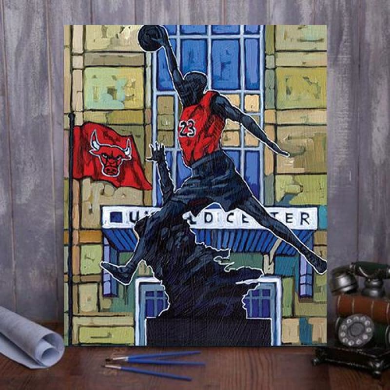 Chicago Bulls Paint By Numbers Kit – Adult Paint By Numbers