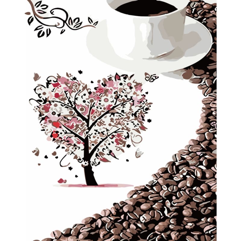 Coffee Paint By Numbers Kits WM-110 – Adult Paint By Numbers