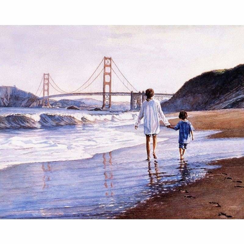 Mon And Baby Diy Paint By Numbers Kits PBN97489 – Adult Paint By Numbers