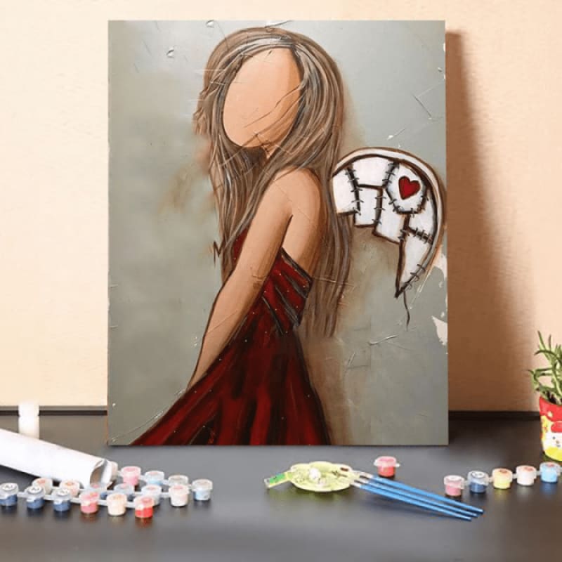 Paint by Numbers Kit-Looking back – Adult Paint By Numbers