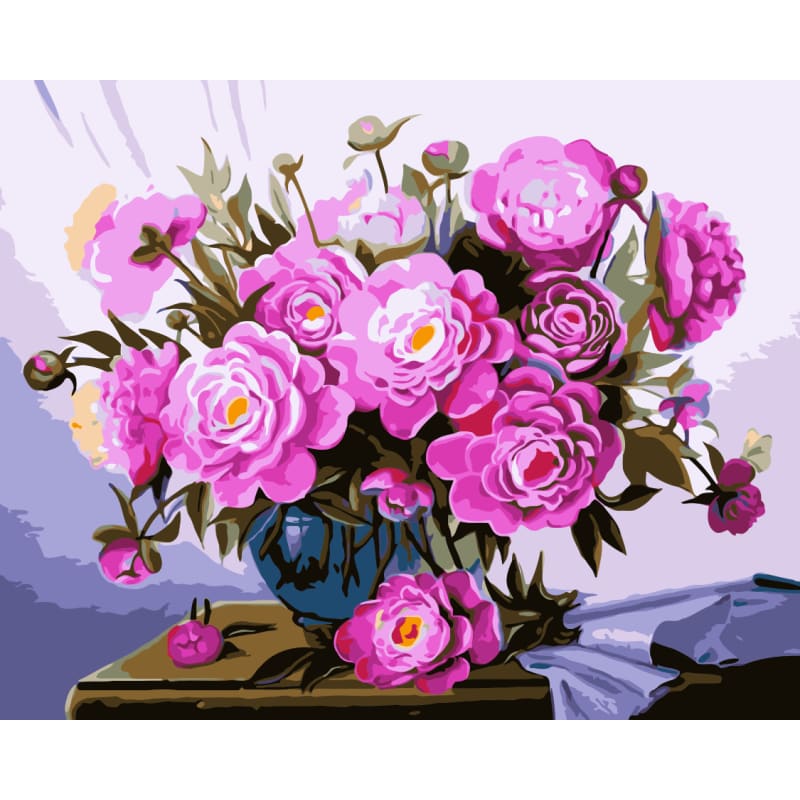 Peony Diy Paint By Numbers Kits WM-1507 – Adult Paint By Numbers