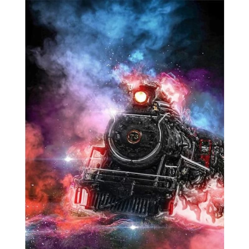 Train Diy Paint By Numbers Kits QFA90106 – Adult Paint By Numbers